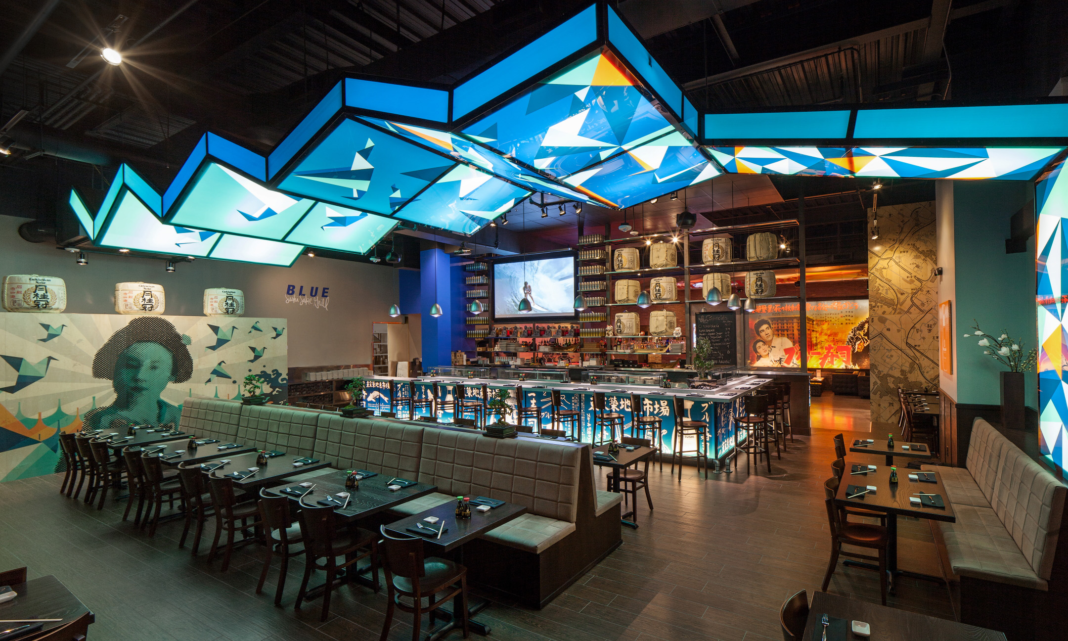 Blue sushi happy hour store